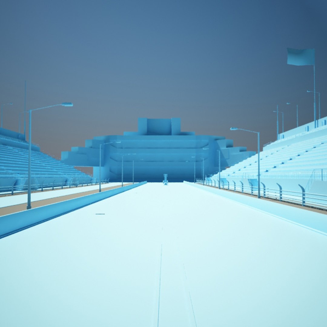 3d Drag Arena 2 Model