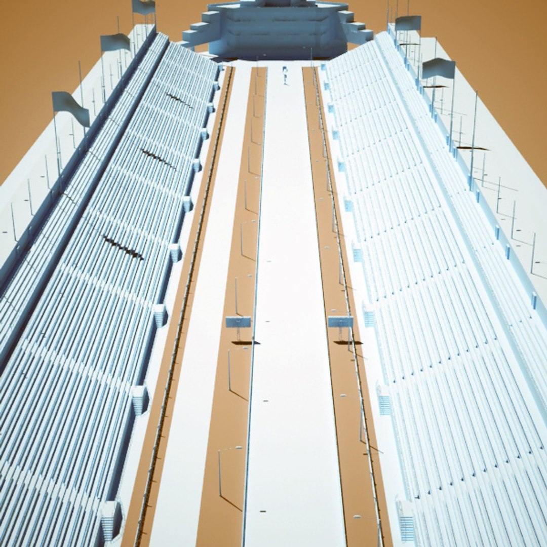 3d Drag Arena 2 Model
