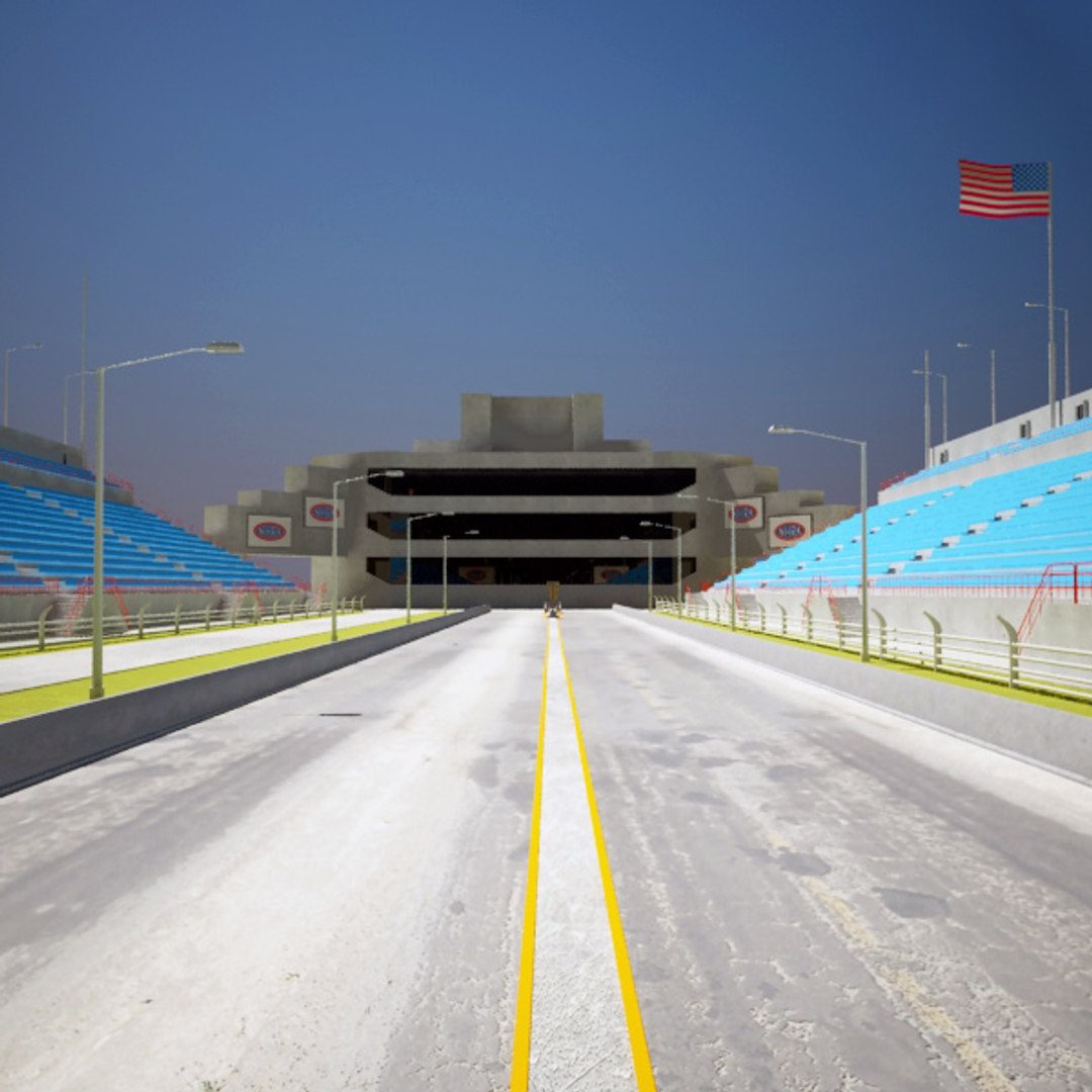 3d Drag Arena 2 Model