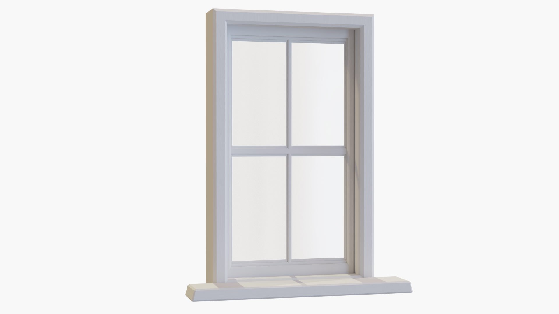 3D Model Window With Shutter - TurboSquid 2204477