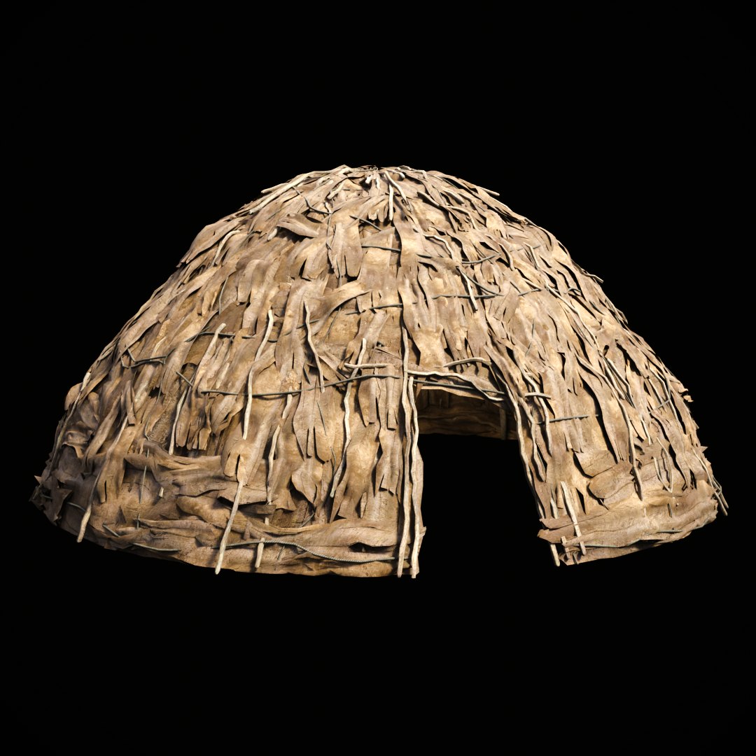 3D PRIMITIVE AFRICAN PRIMAL HUT SHELTER HOUSE COTTAGE COLLECTION model ...
