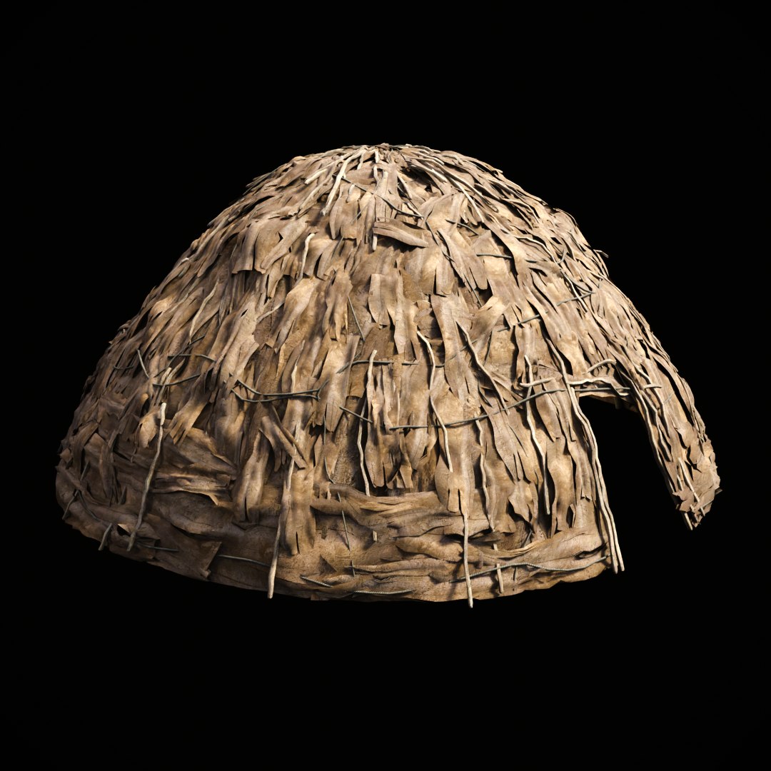 3D PRIMITIVE AFRICAN PRIMAL HUT SHELTER HOUSE COTTAGE COLLECTION model ...