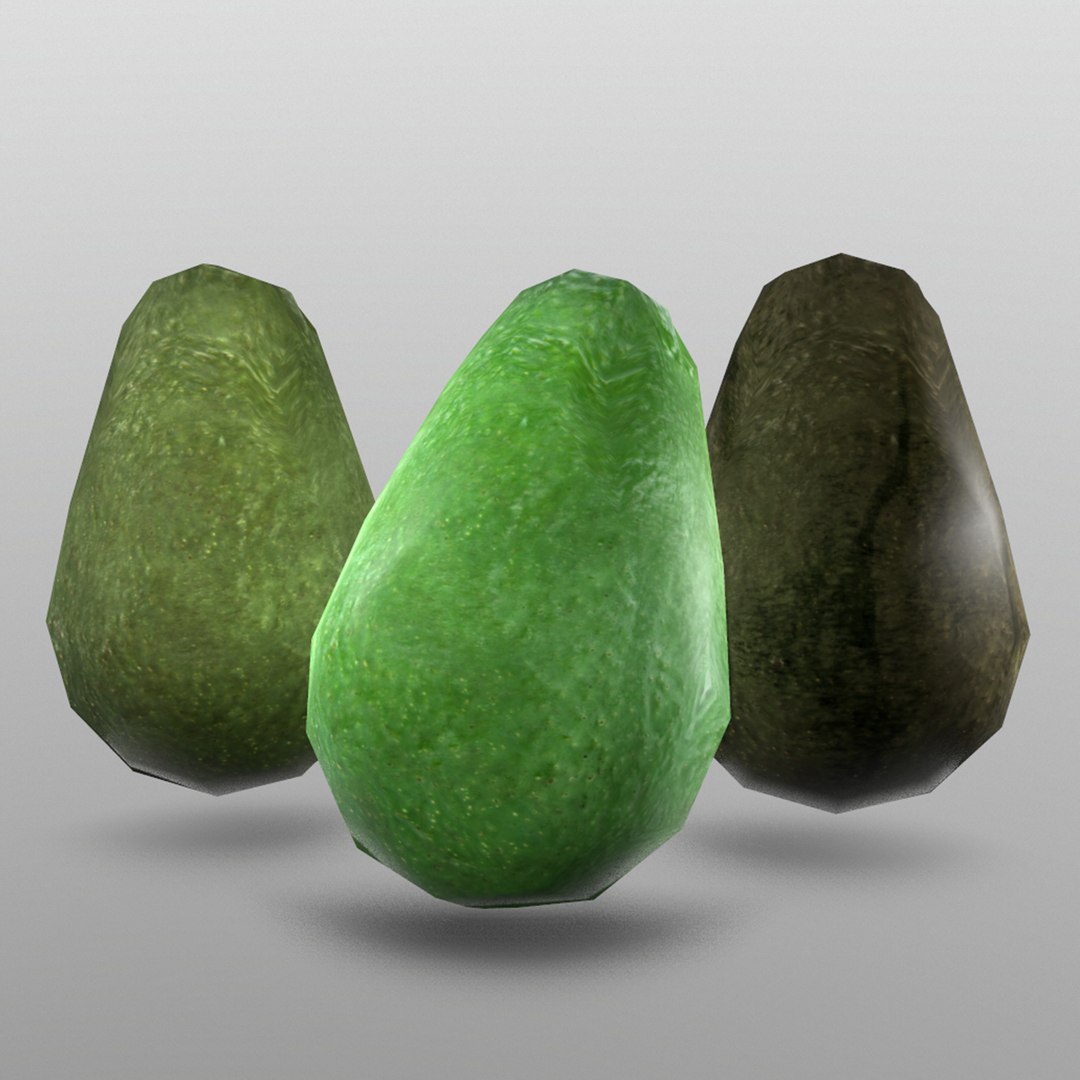 3D Model Avocado Ready Games - TurboSquid 1288015