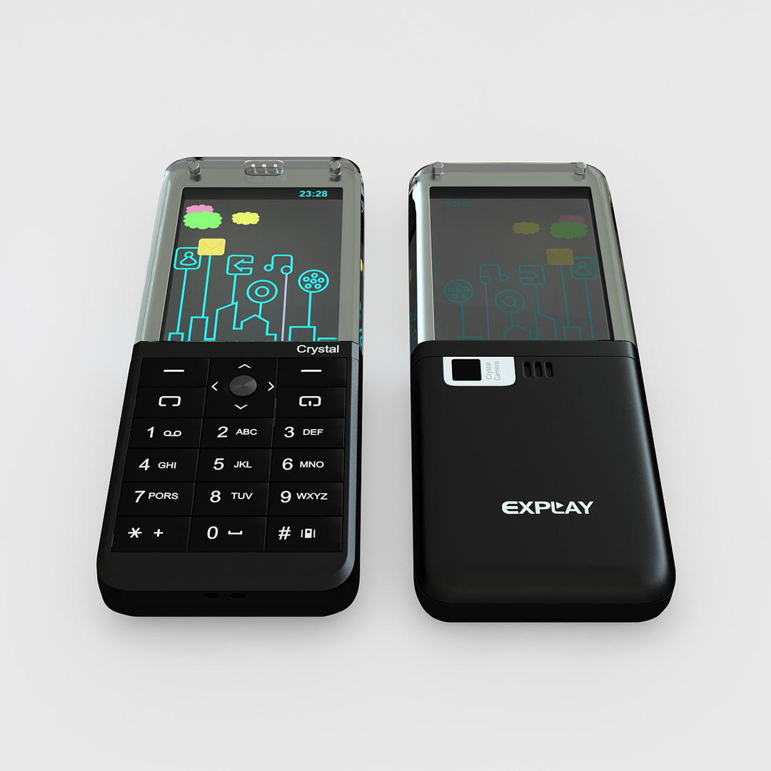 black explay crystal 3d model