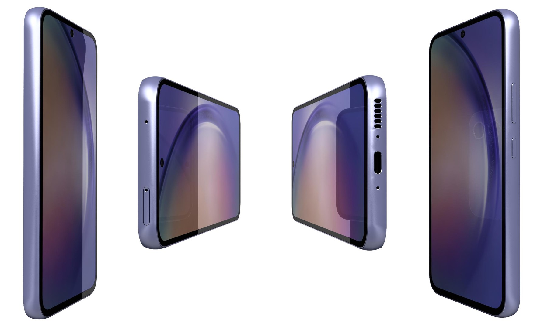 Samsung Galaxy A54 Blue 3D - TurboSquid 2042682