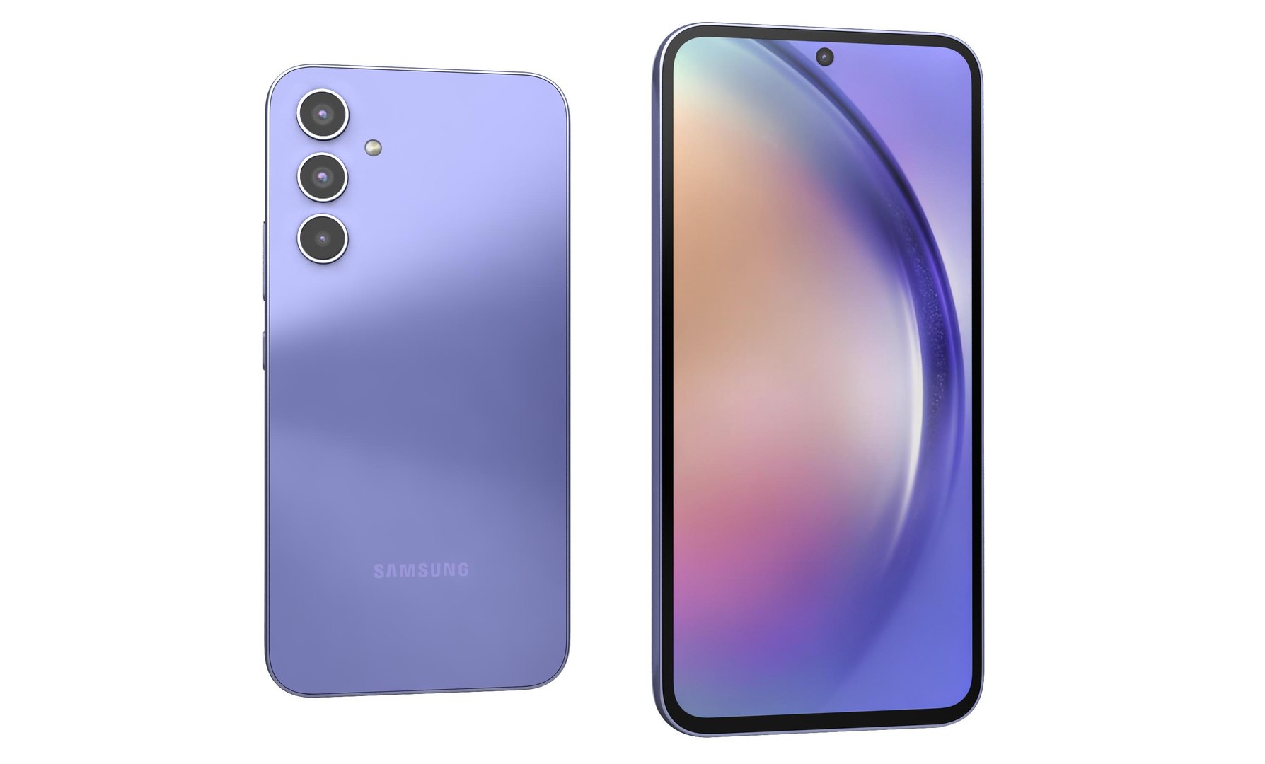 Samsung Galaxy A54 Blue 3D - TurboSquid 2042682