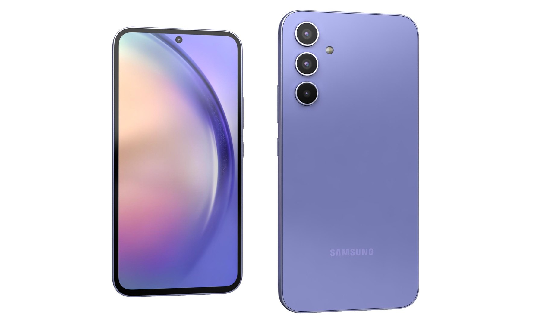 Samsung Galaxy A54 Blue 3D - TurboSquid 2042682