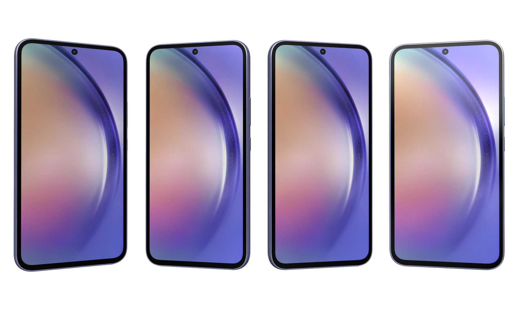 Samsung Galaxy A54 Blue 3D - TurboSquid 2042682