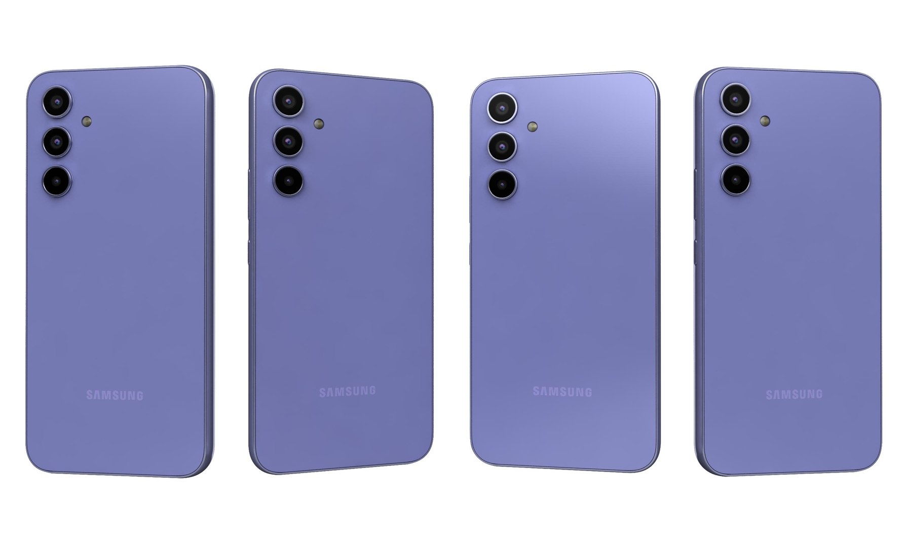 Samsung Galaxy A54 Blue 3D - TurboSquid 2042682