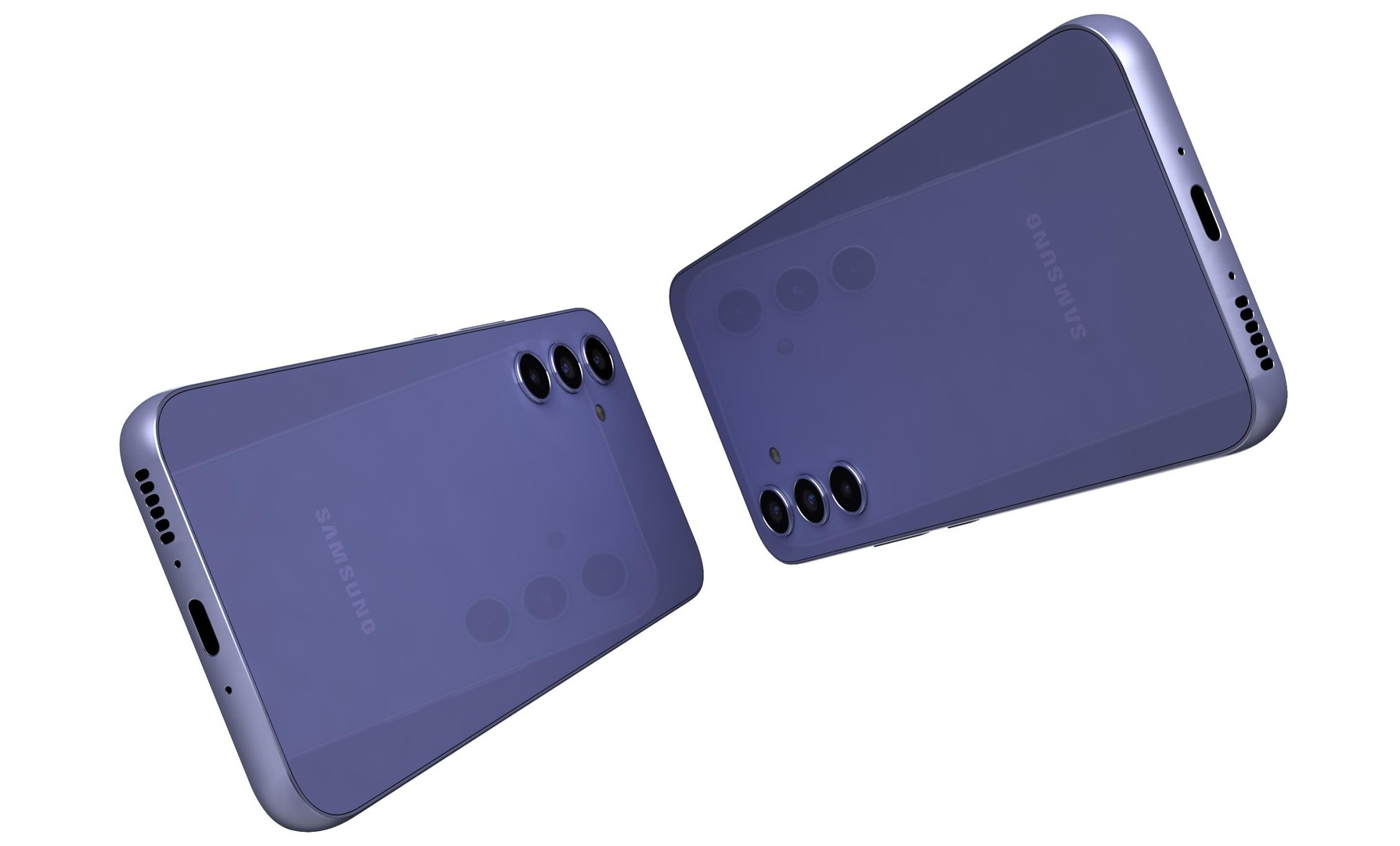 Samsung Galaxy A54 Blue 3D - TurboSquid 2042682