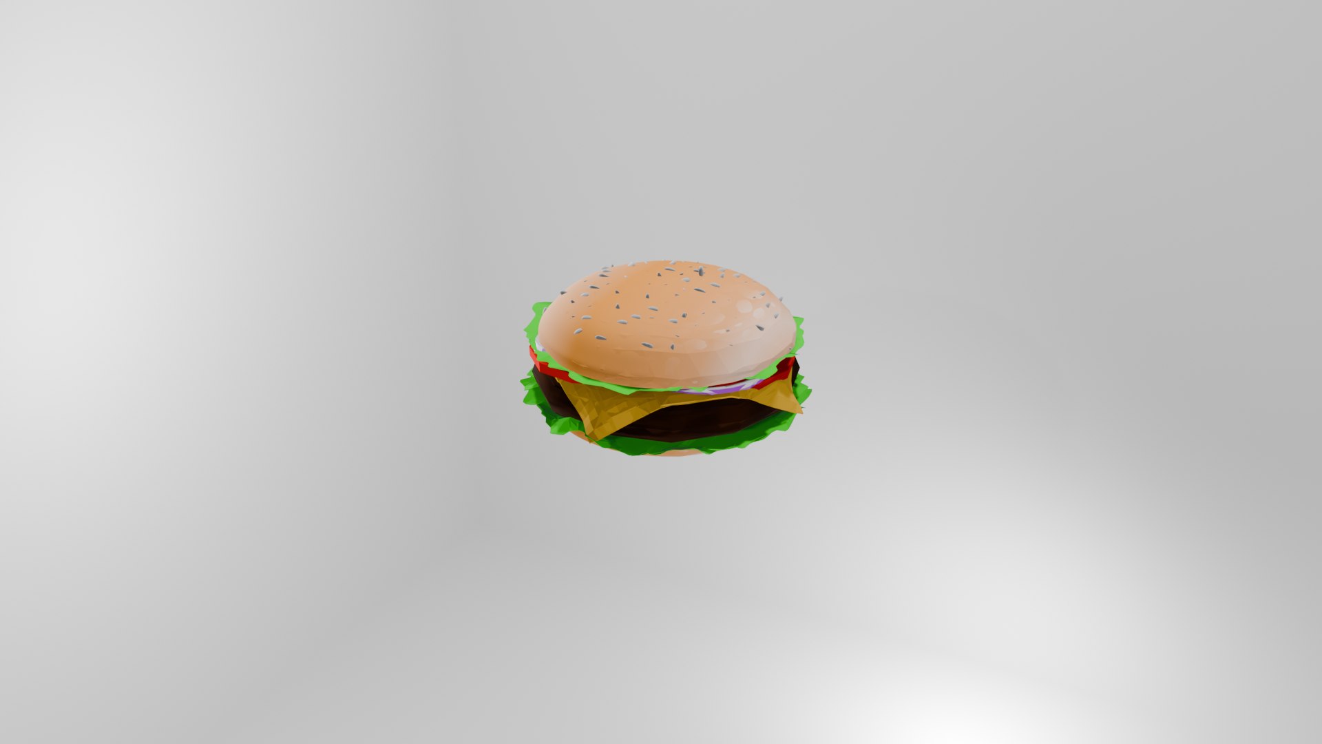 Low Poly BURGER GODOT 4k Tris 3D Model - TurboSquid 2243674