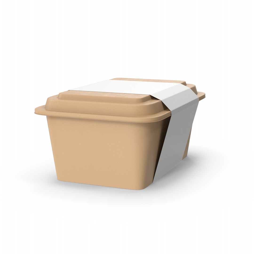 3D Food Container Model - TurboSquid 2190605