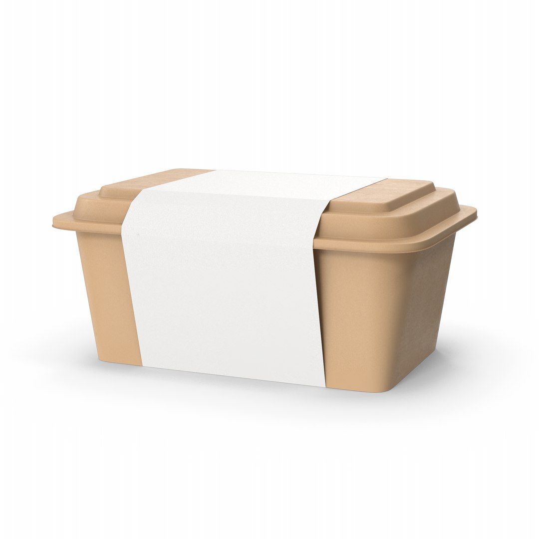 3D Food Container Model - TurboSquid 2190605