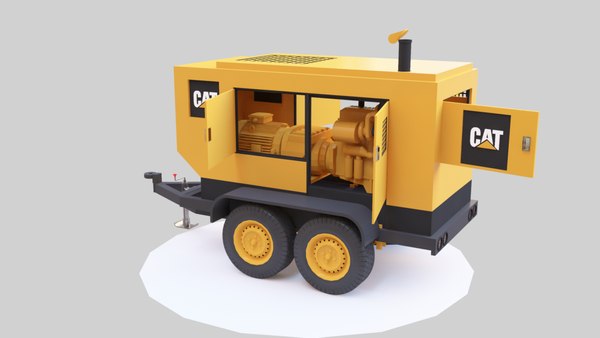 Cat Diesel Electric Generator Modelo 3D - TurboSquid 1951353