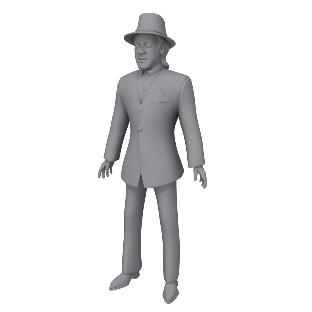 3D Model Man Cartoon 03 - TurboSquid 1743070