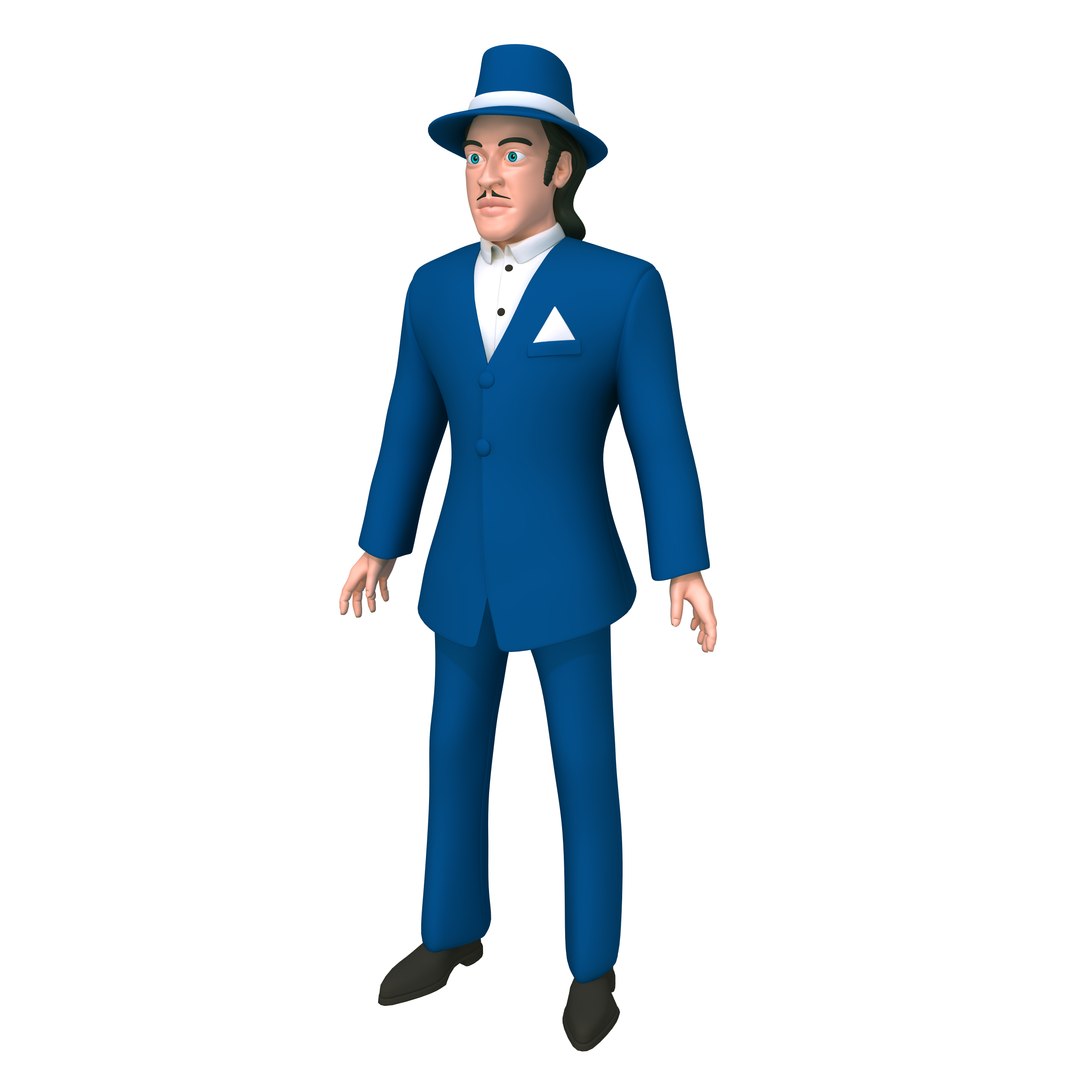 3D Model Man Cartoon 03 - TurboSquid 1743070