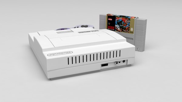 modelo 3d Super Nintendo SNES - TurboSquid 1733567