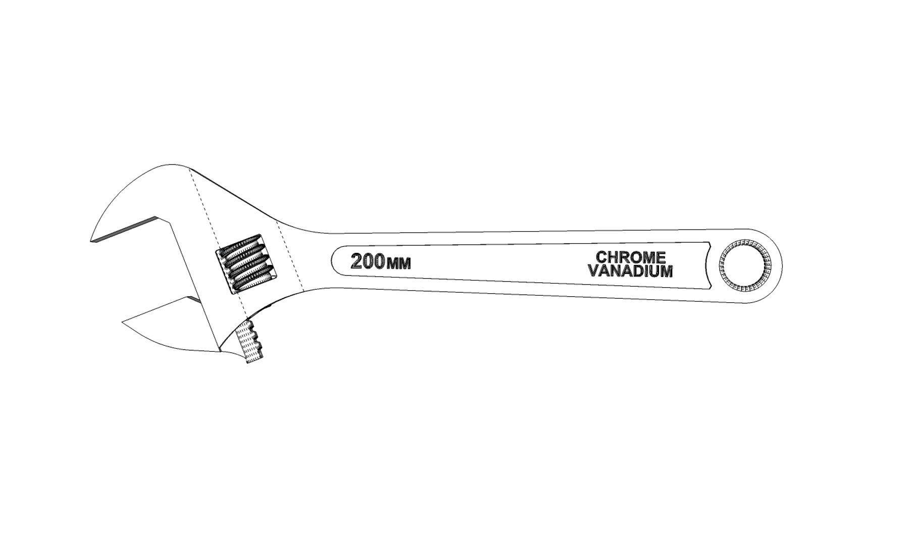 3D Wrench Adjustable - TurboSquid 1390335