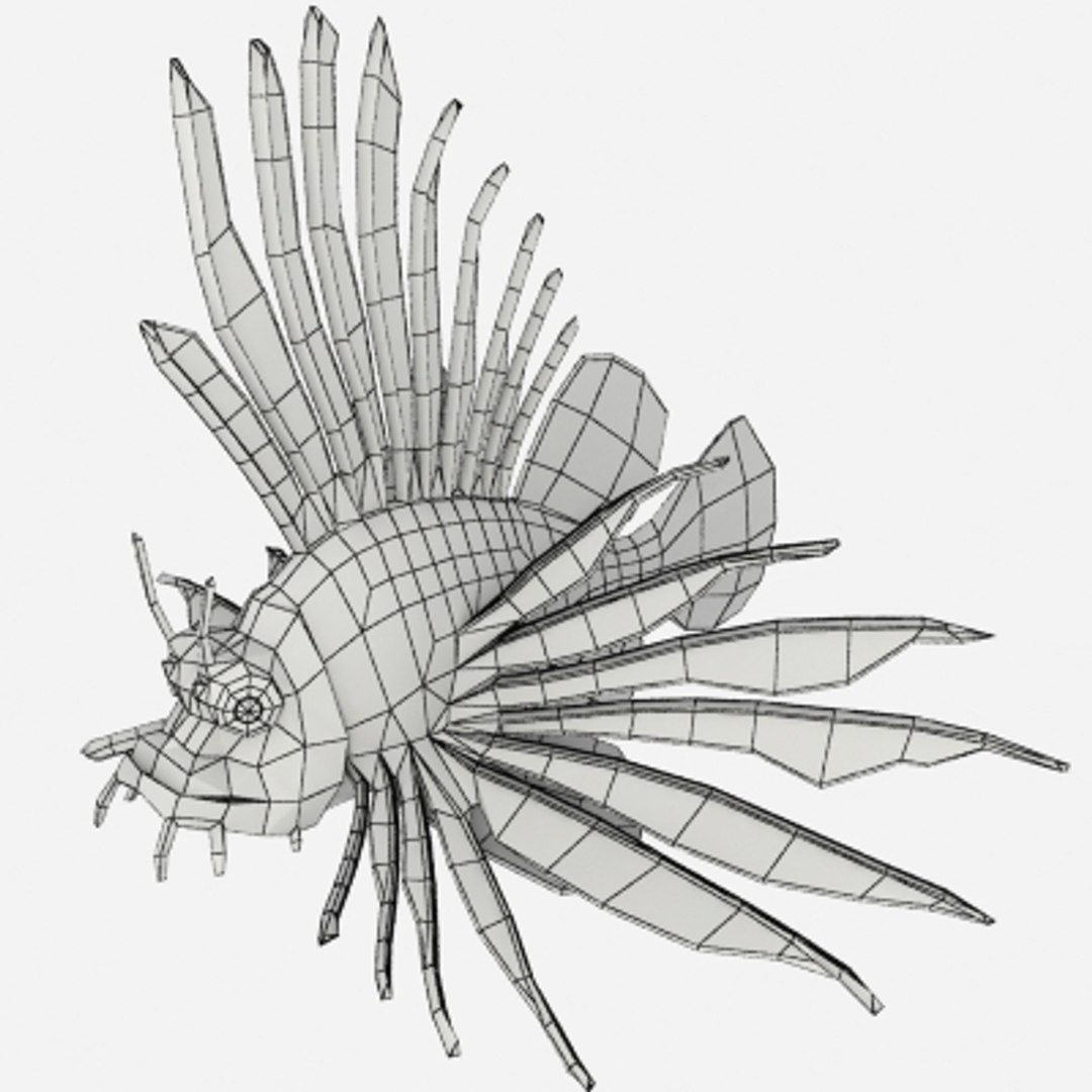 3d Lionfish Fish