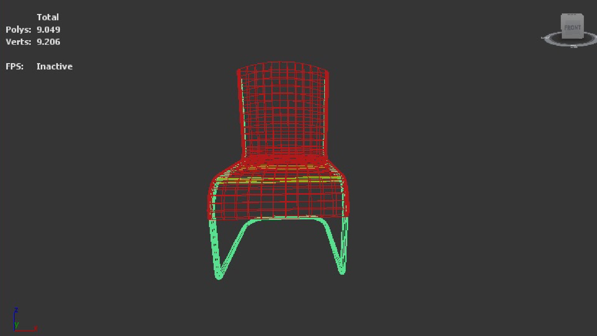 Fabric Reception Conference Room Chair 3D model 3D model - TurboSquid ...