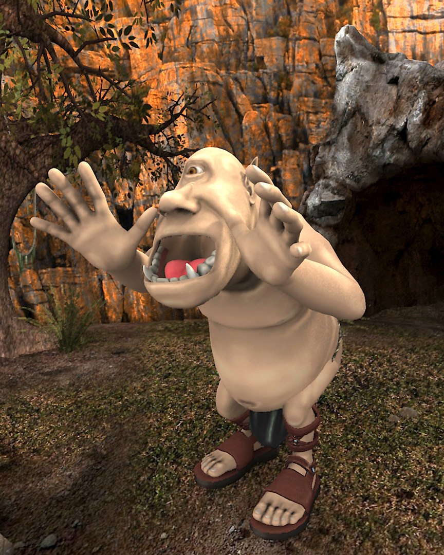 3d Model Character Polyphemus