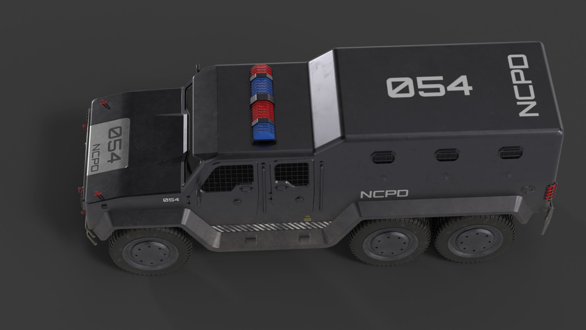 Police APC 3D Model - TurboSquid 2067334