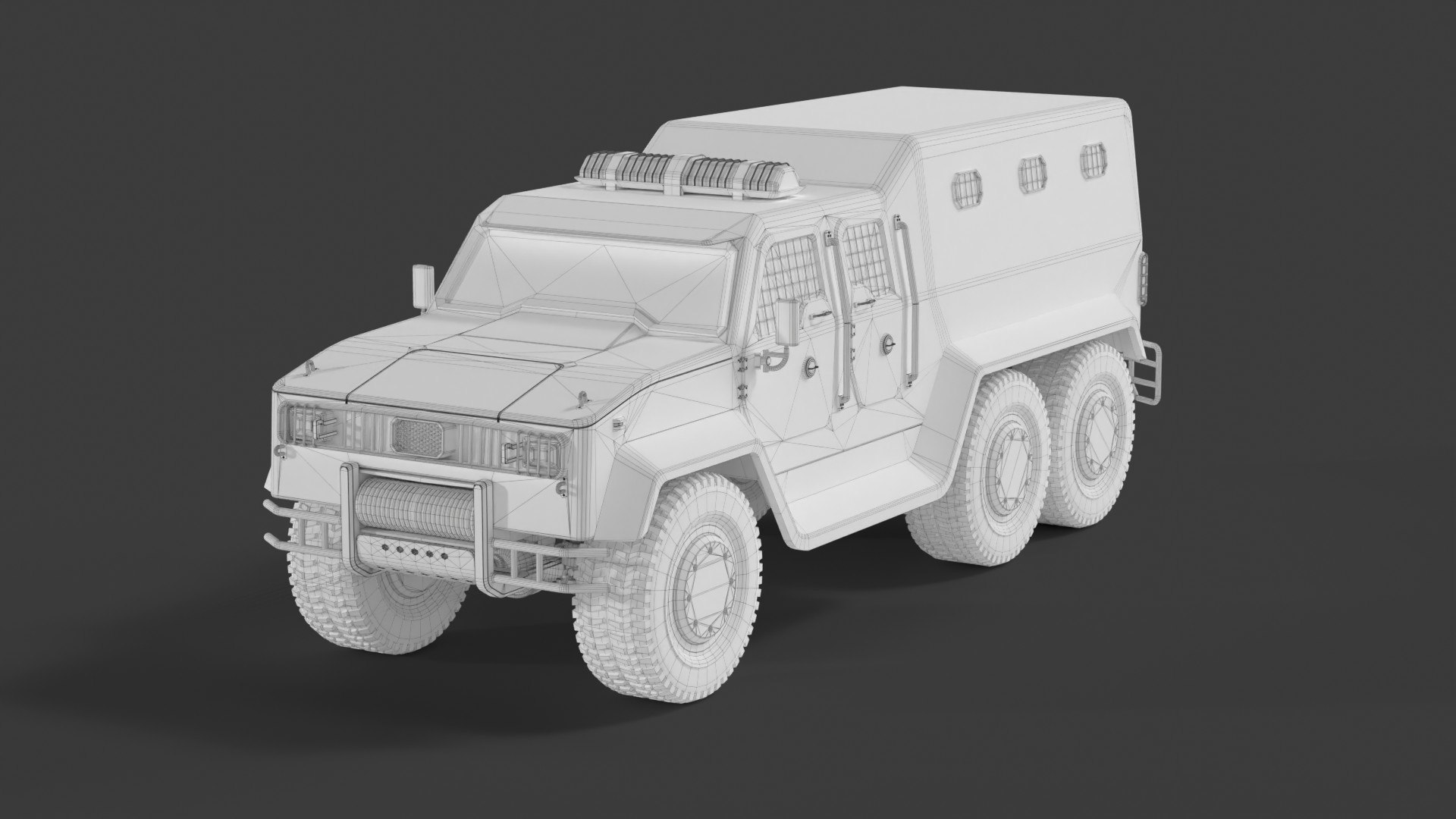 Police APC 3D Model - TurboSquid 2067334
