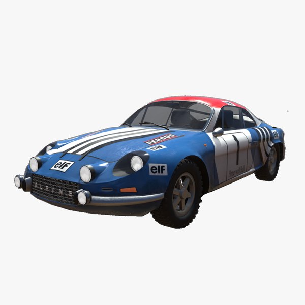 Renault Alpine A110 lowPoly 3D model - TurboSquid 2018245