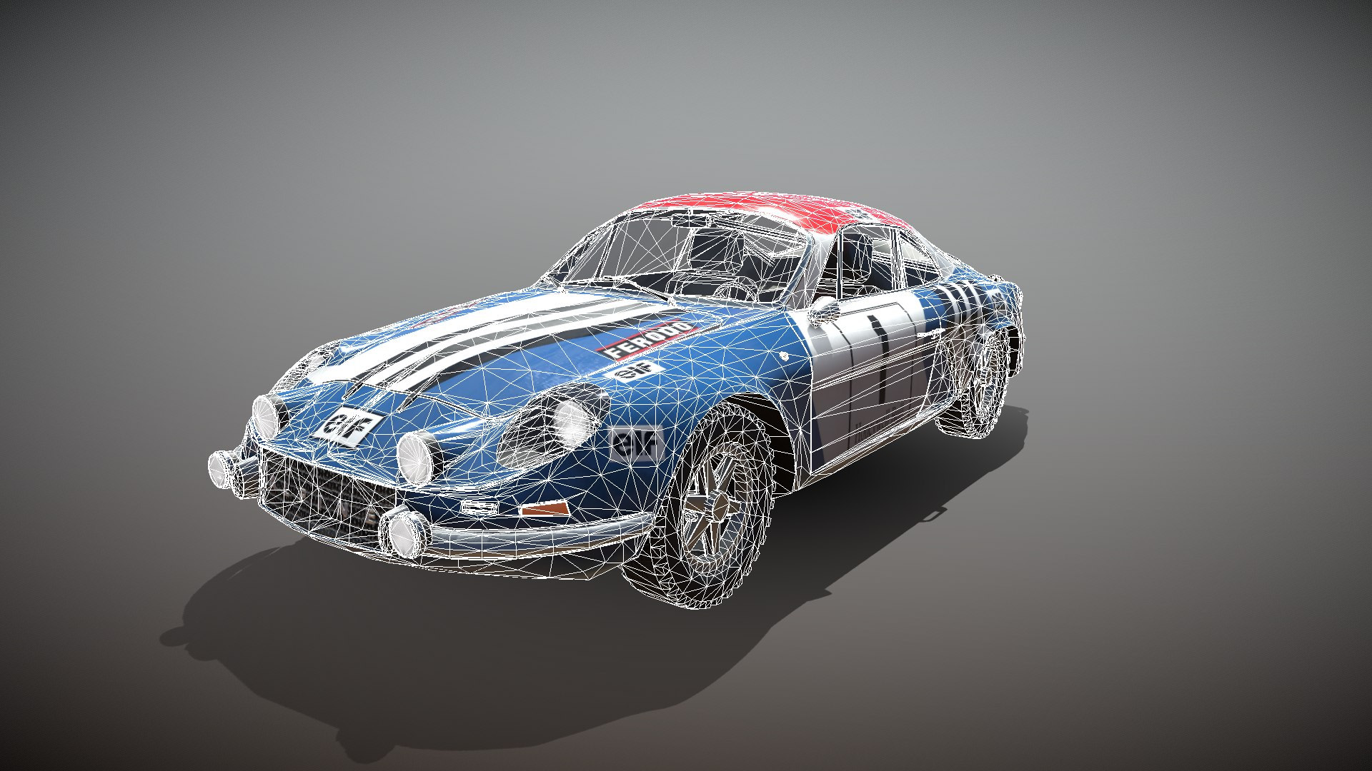 Renault Alpine A110 LowPoly 3D Model - TurboSquid 2018245