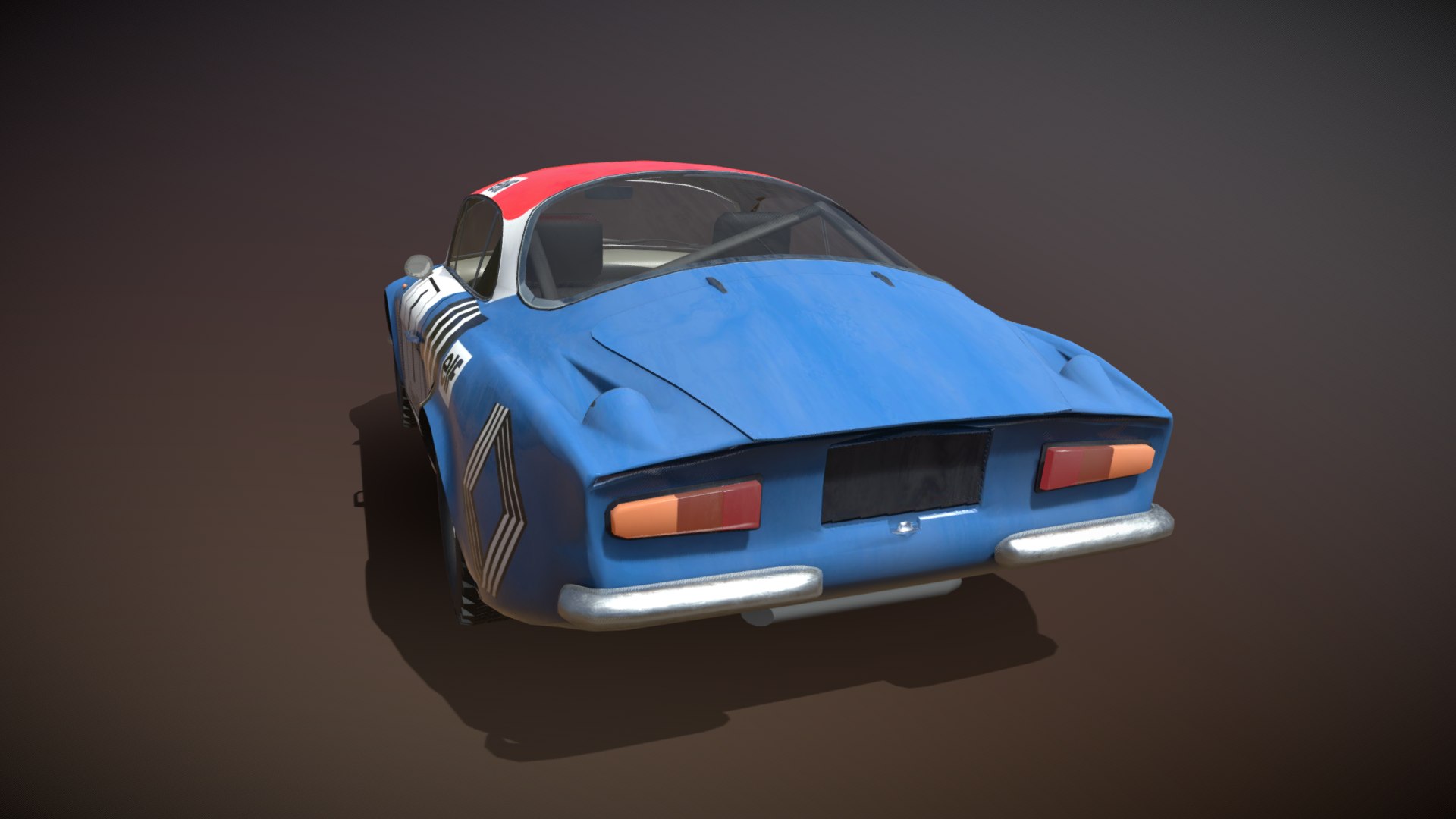 Renault Alpine A110 LowPoly 3D Model - TurboSquid 2018245