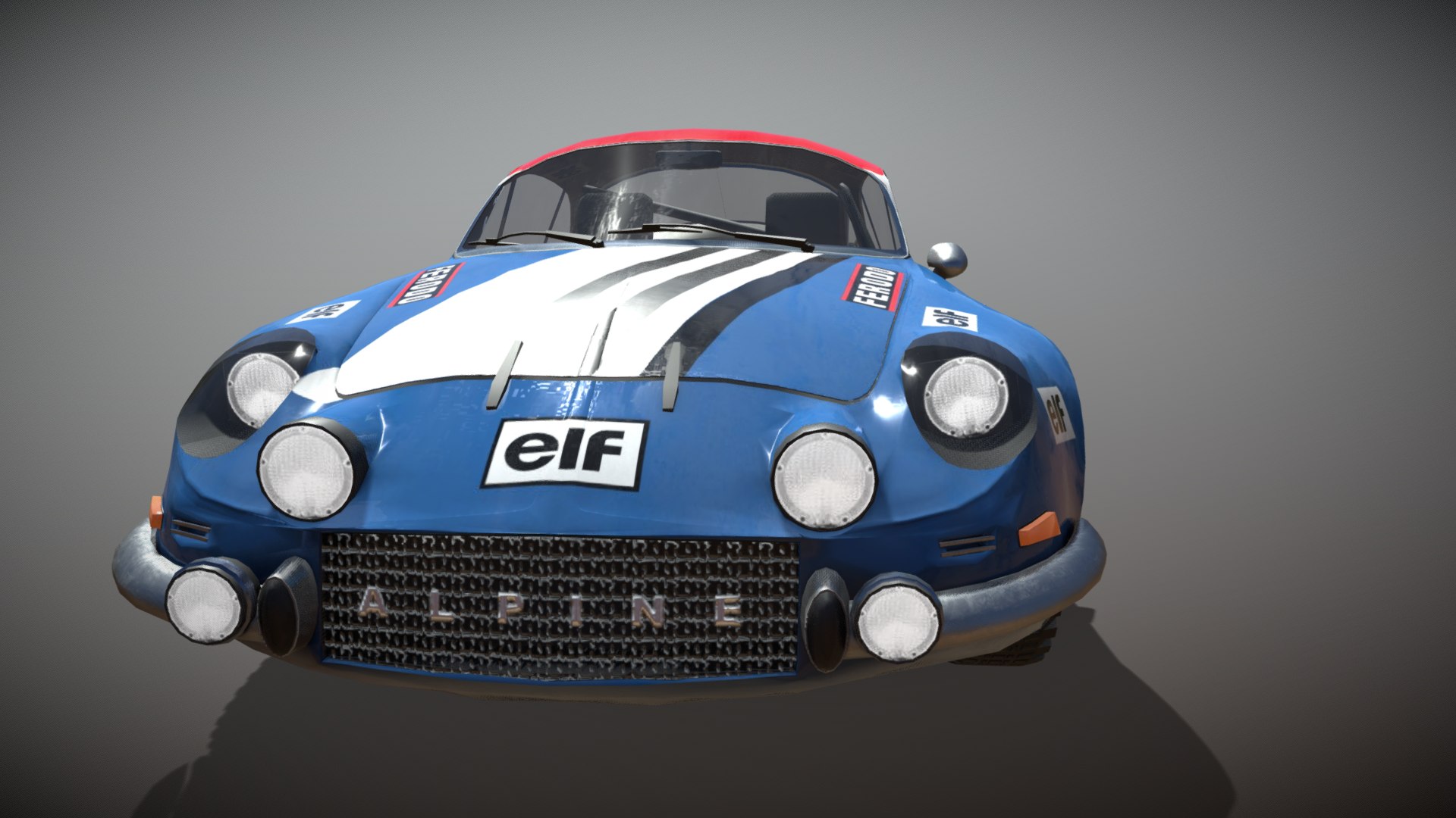Renault Alpine A110 LowPoly 3D Model - TurboSquid 2018245