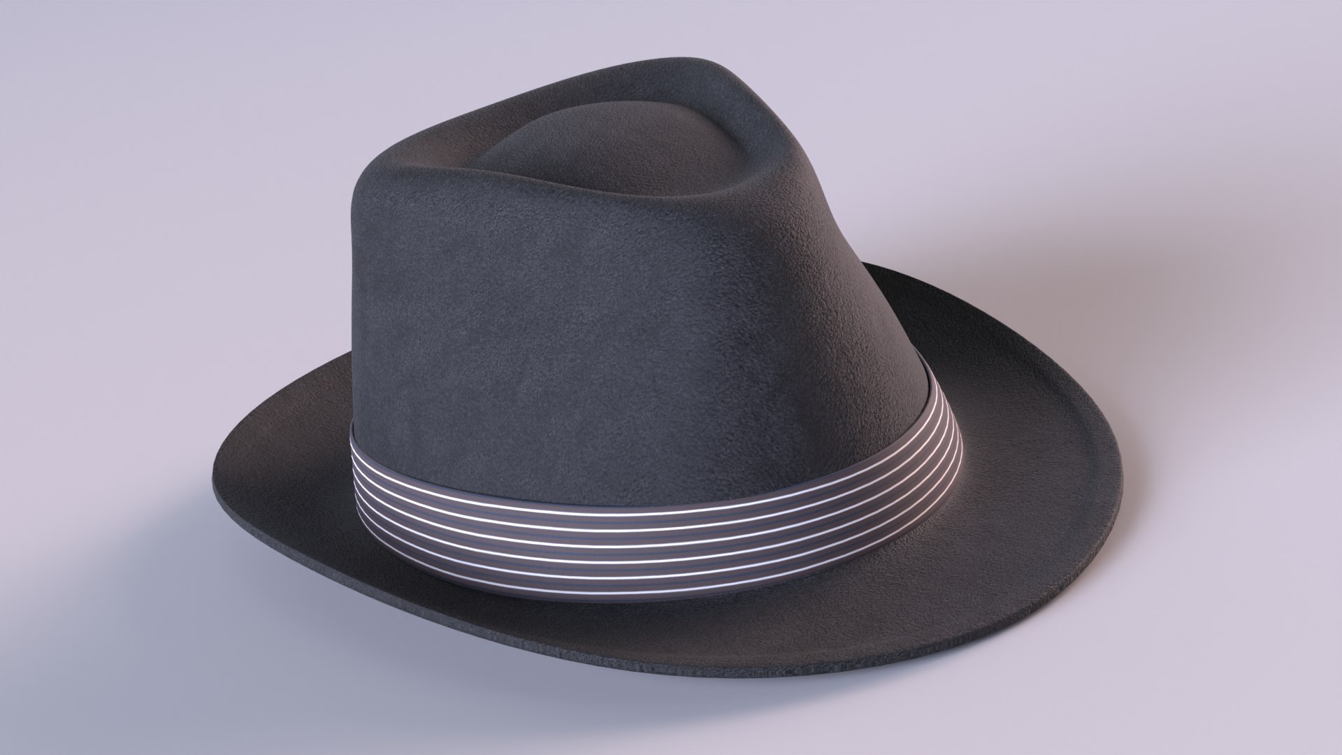 3D Fedora Hat 2 model - TurboSquid 2149171