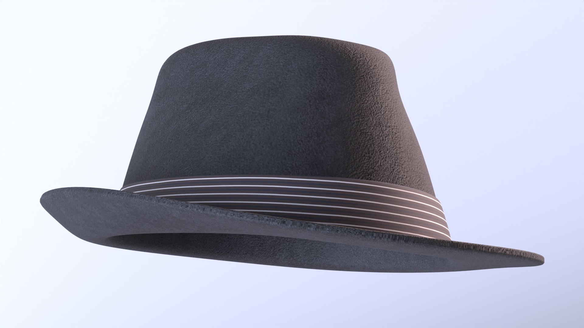3D Fedora Hat 2 Model - TurboSquid 2149171