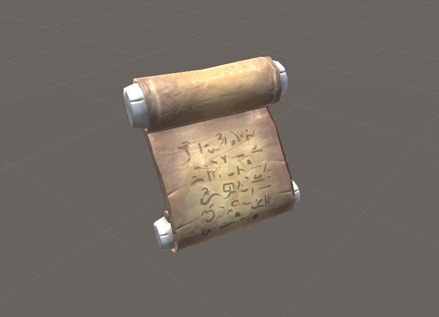 Low-poly Ancient Scroll 3D Model - TurboSquid 1405967
