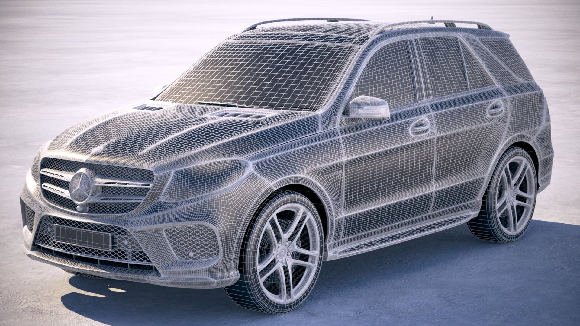 3D Mercedes Gle43 Amg - TurboSquid 1248074