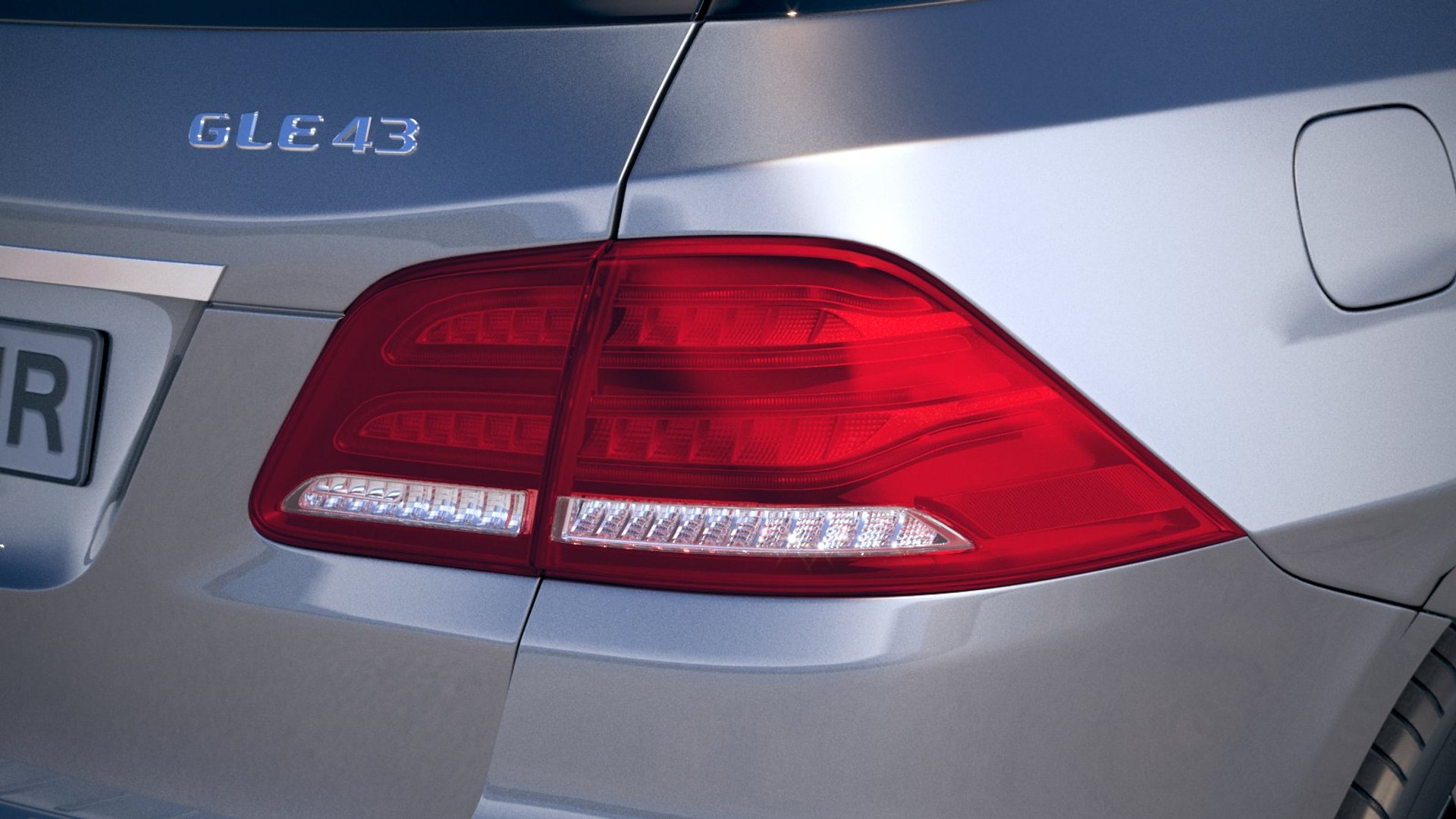 3D Mercedes Gle43 Amg - TurboSquid 1248074