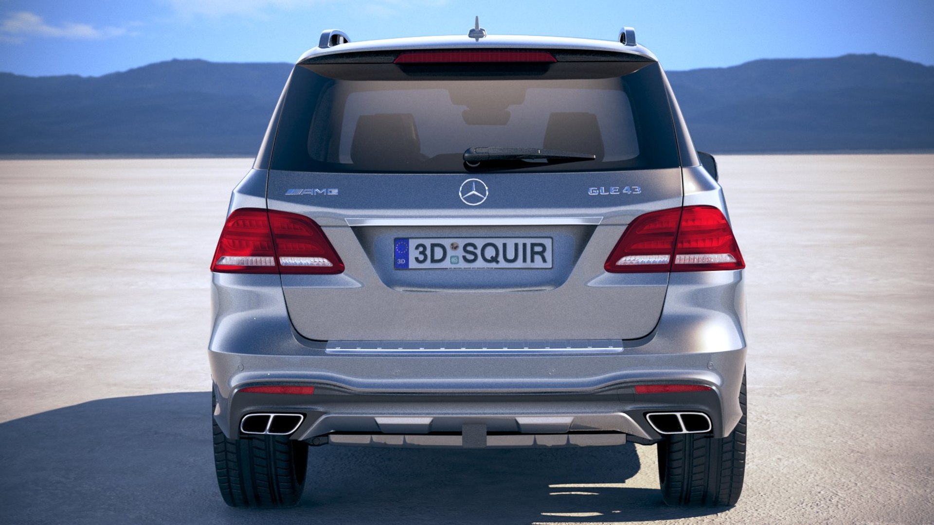 3D Mercedes Gle43 Amg - TurboSquid 1248074