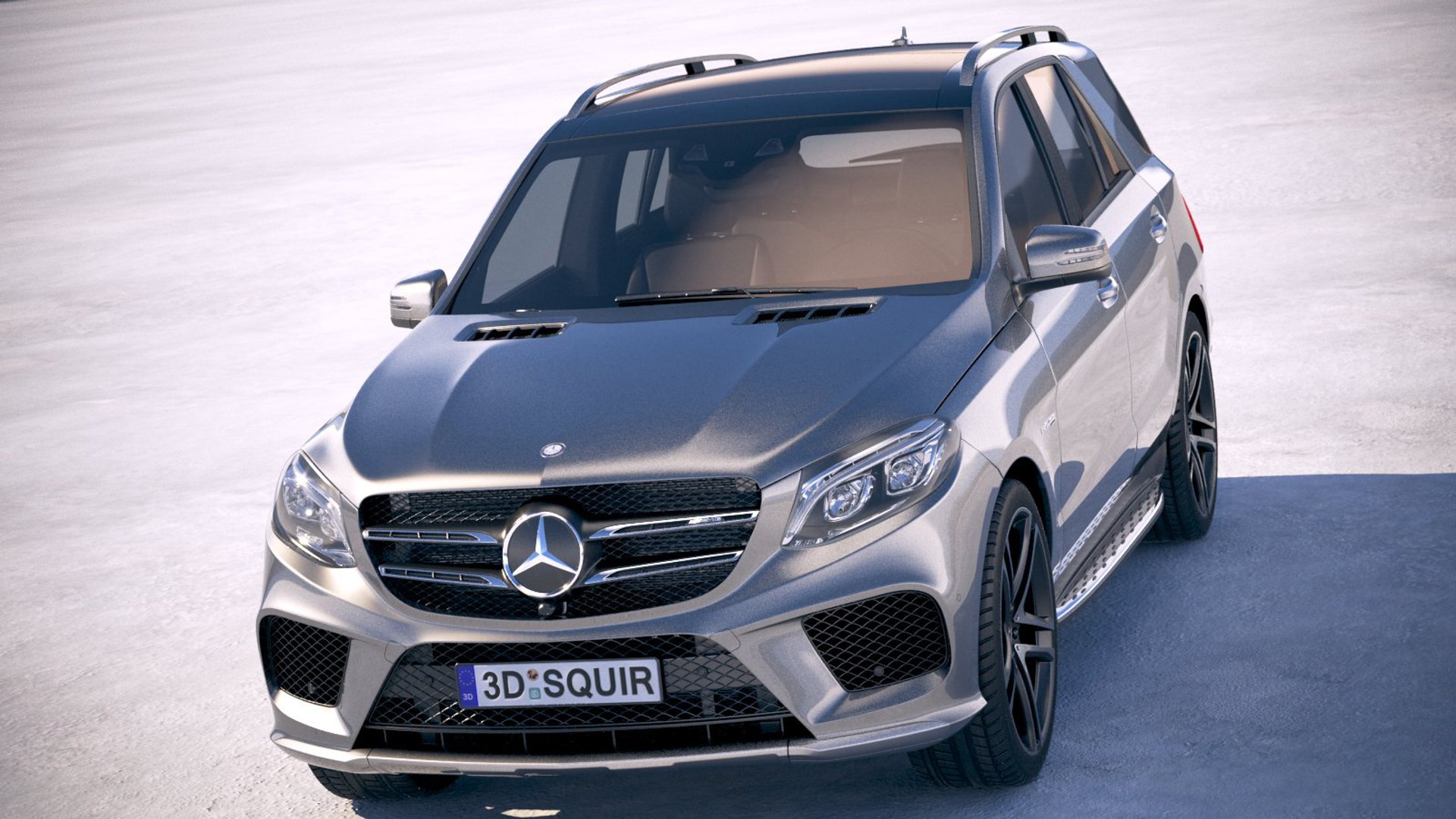 3D Mercedes Gle43 Amg - TurboSquid 1248074
