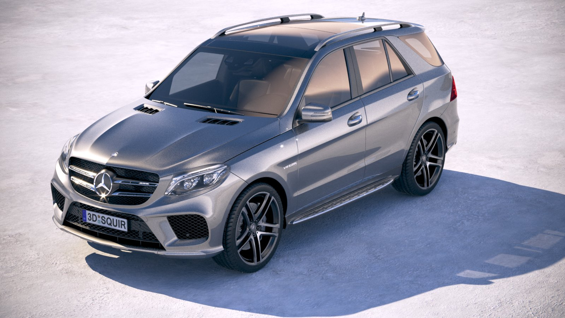 3D Mercedes Gle43 Amg - TurboSquid 1248074