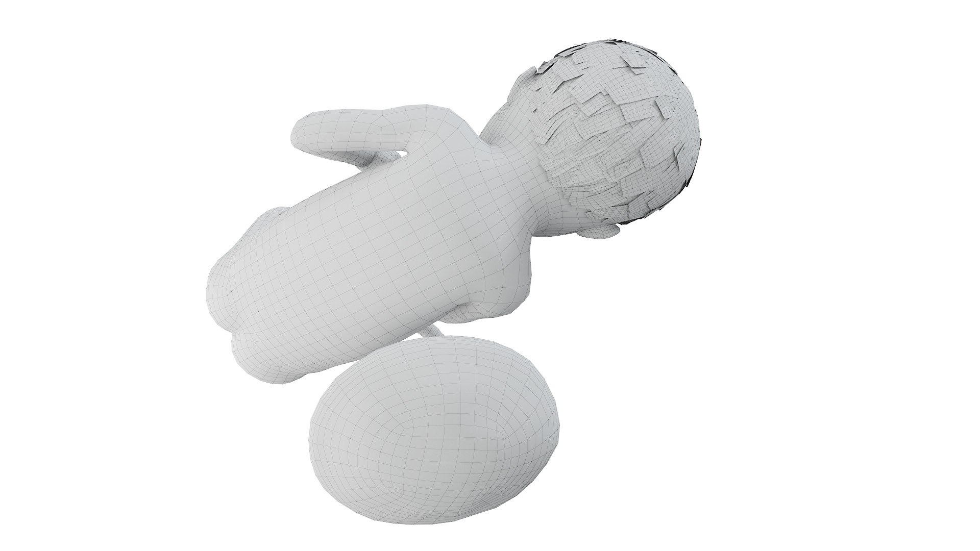 3D Model Fetus Week 25 Animated - TurboSquid 1855352