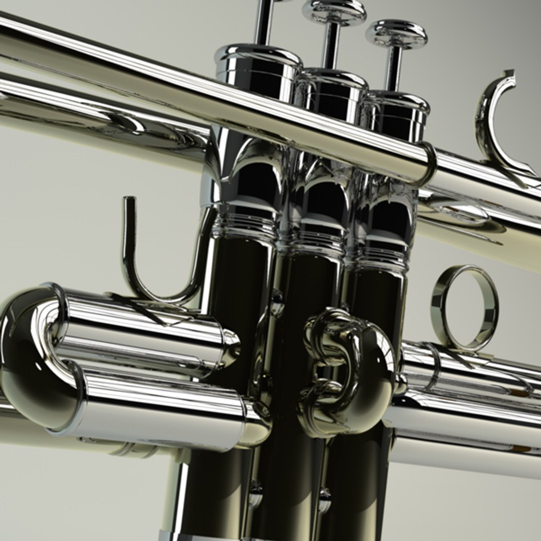 3d Trumpet Pop Brass