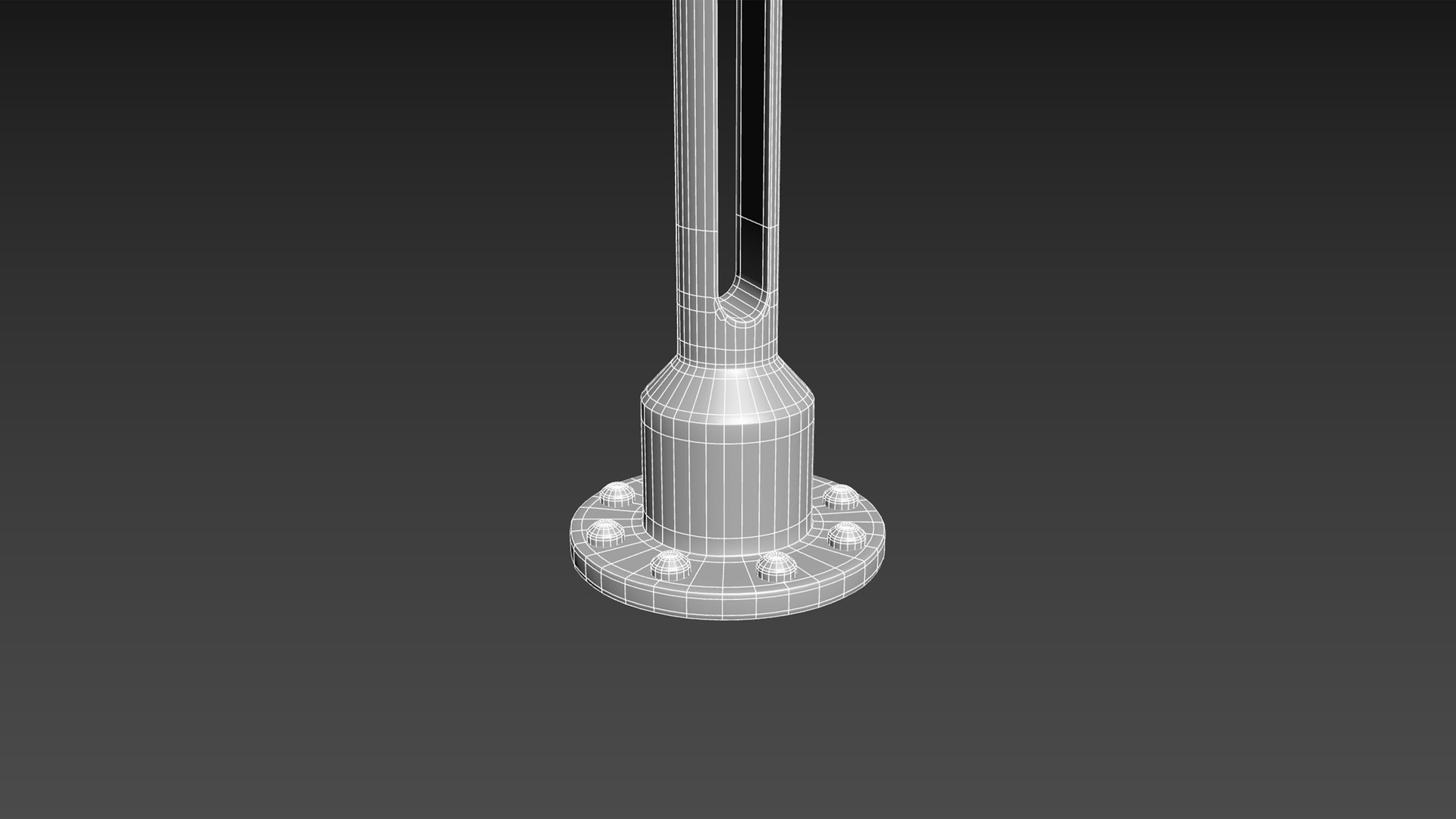 3D Sci-Fi Light Pole - TurboSquid 2314881