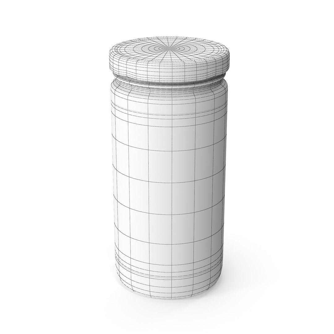 3D Model Empty Glass Jar - TurboSquid 2118987