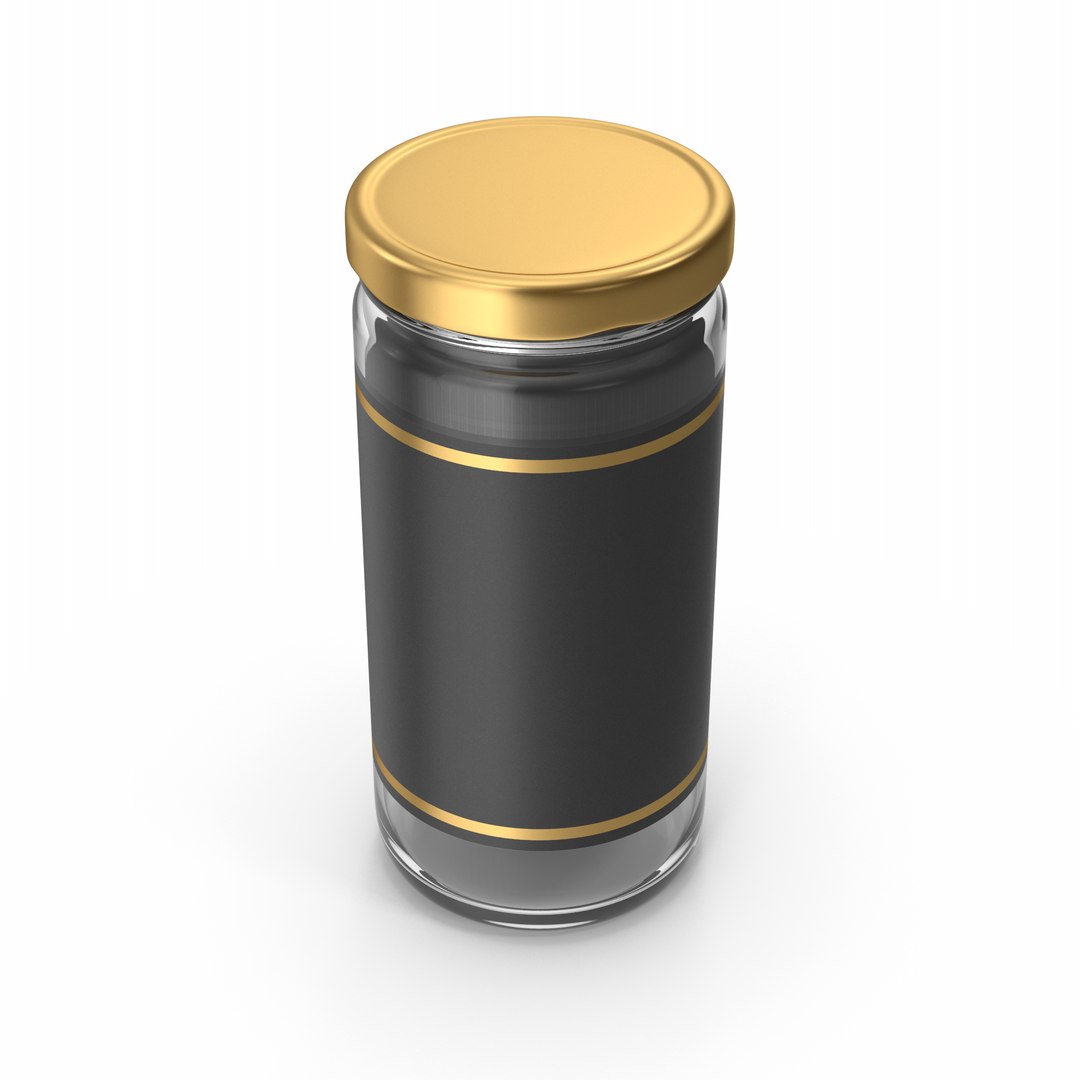 3D Model Empty Glass Jar - TurboSquid 2118987