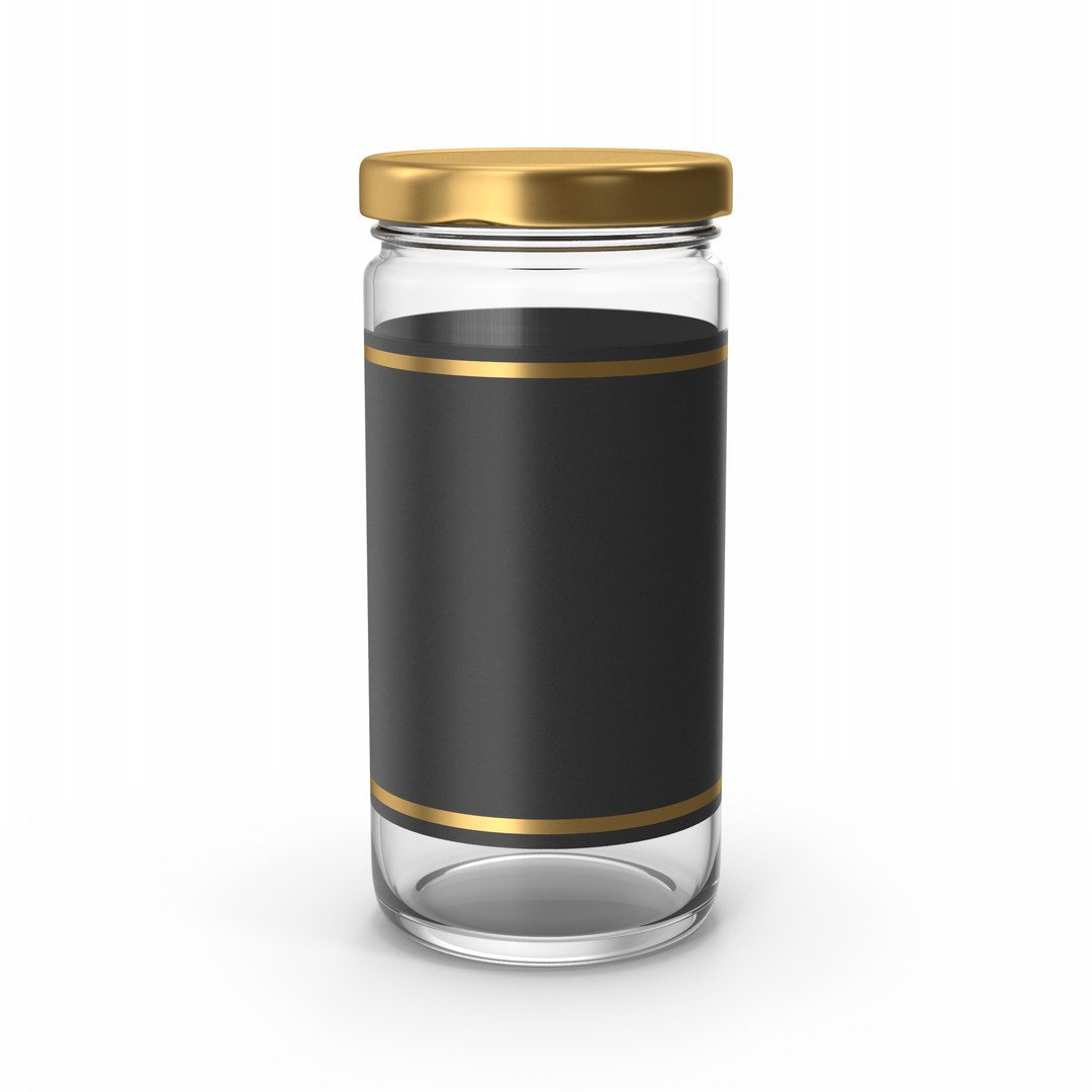 3D Model Empty Glass Jar - TurboSquid 2118987