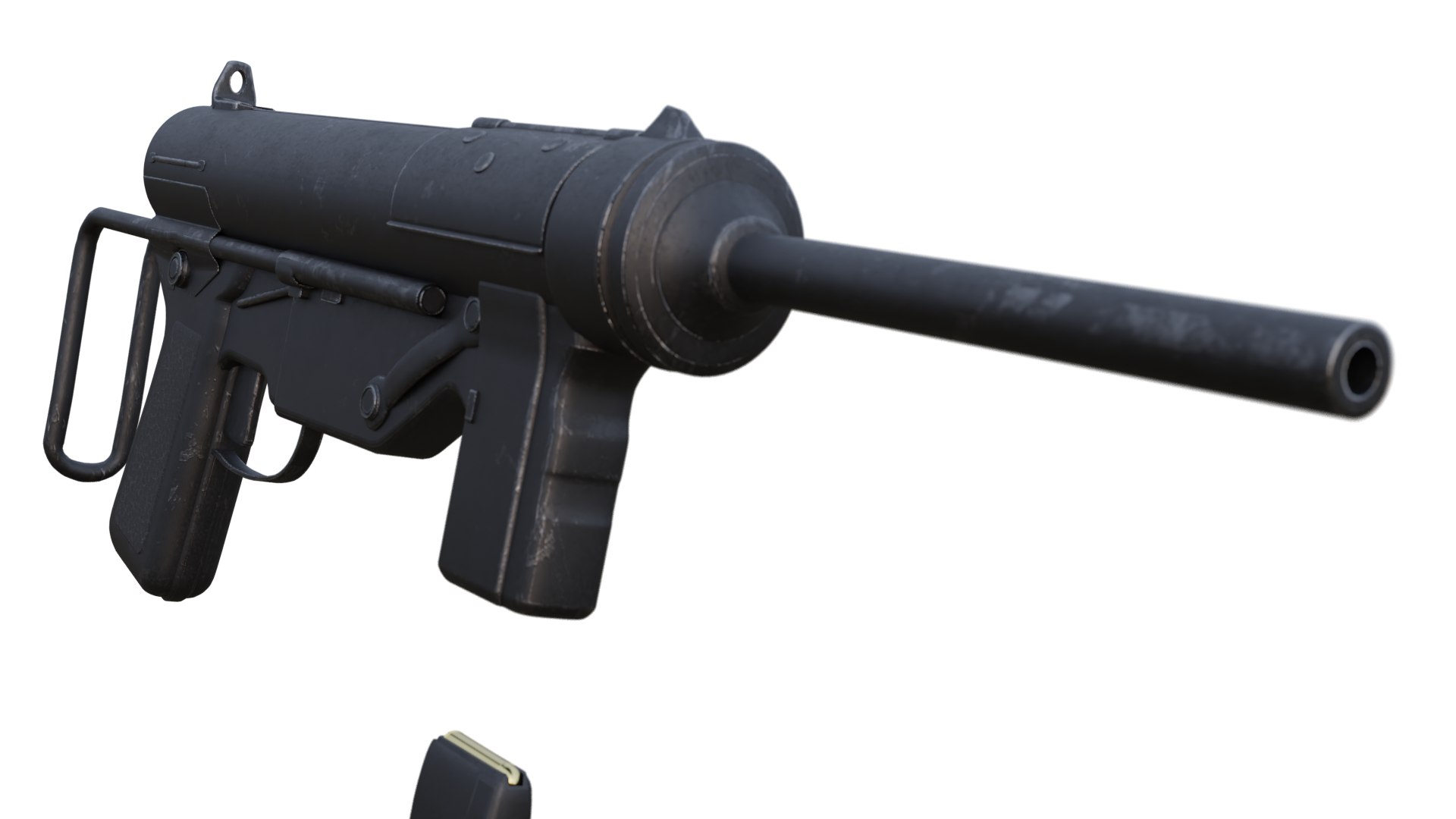 3D Grease Gun HIGH QUALITY 3d Model Game Ready Textured and Unwrapped ...