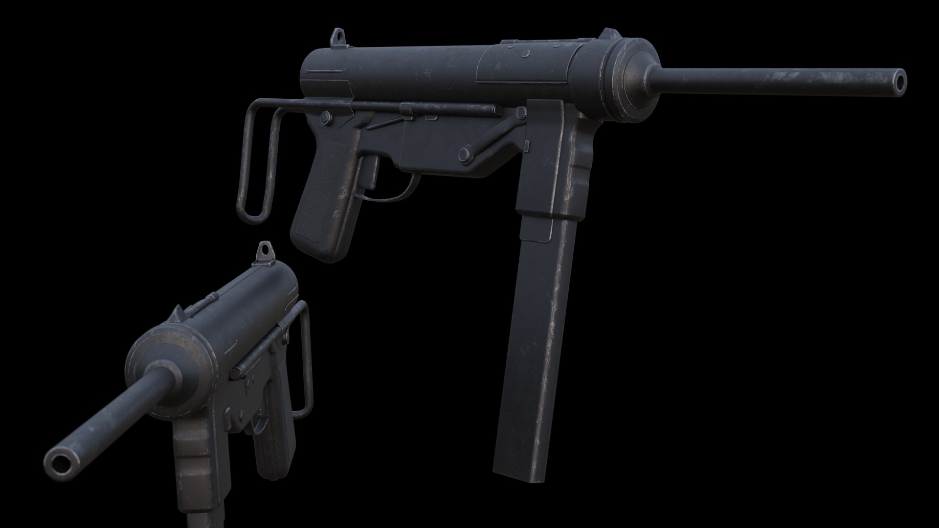 3D Grease Gun HIGH QUALITY 3d Model Game Ready Textured and Unwrapped ...