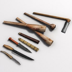 Fantasy medieval spiked club 3D model - TurboSquid 1493996