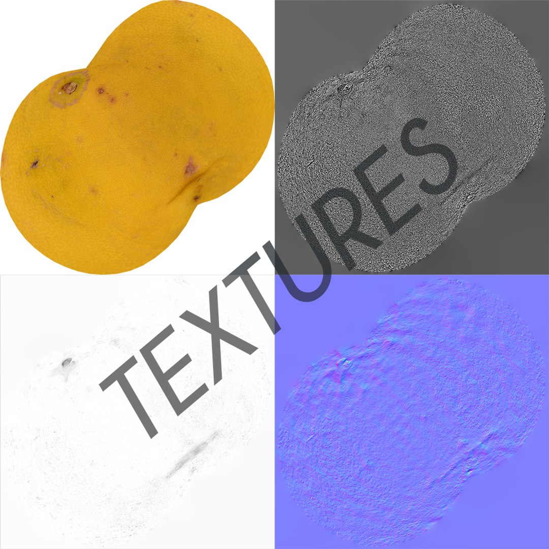 Fruit Lemon - Photoscanned Model - TurboSquid 1513171