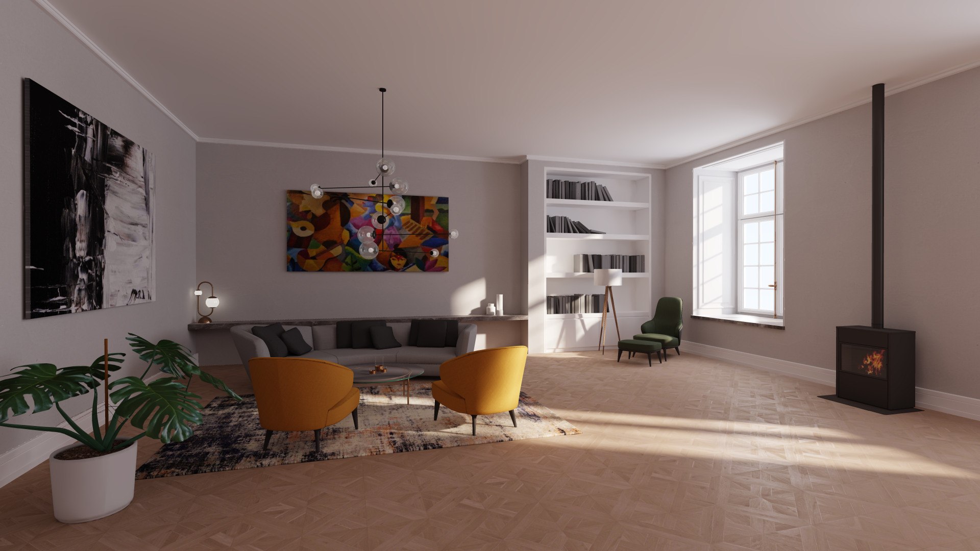 Free Shapespark Example Room Model - TurboSquid 1964014